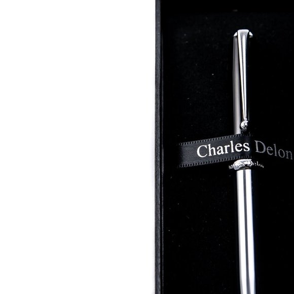 Charles Delon | Office | Charles Delon Silver Ballpoint | Poshmark